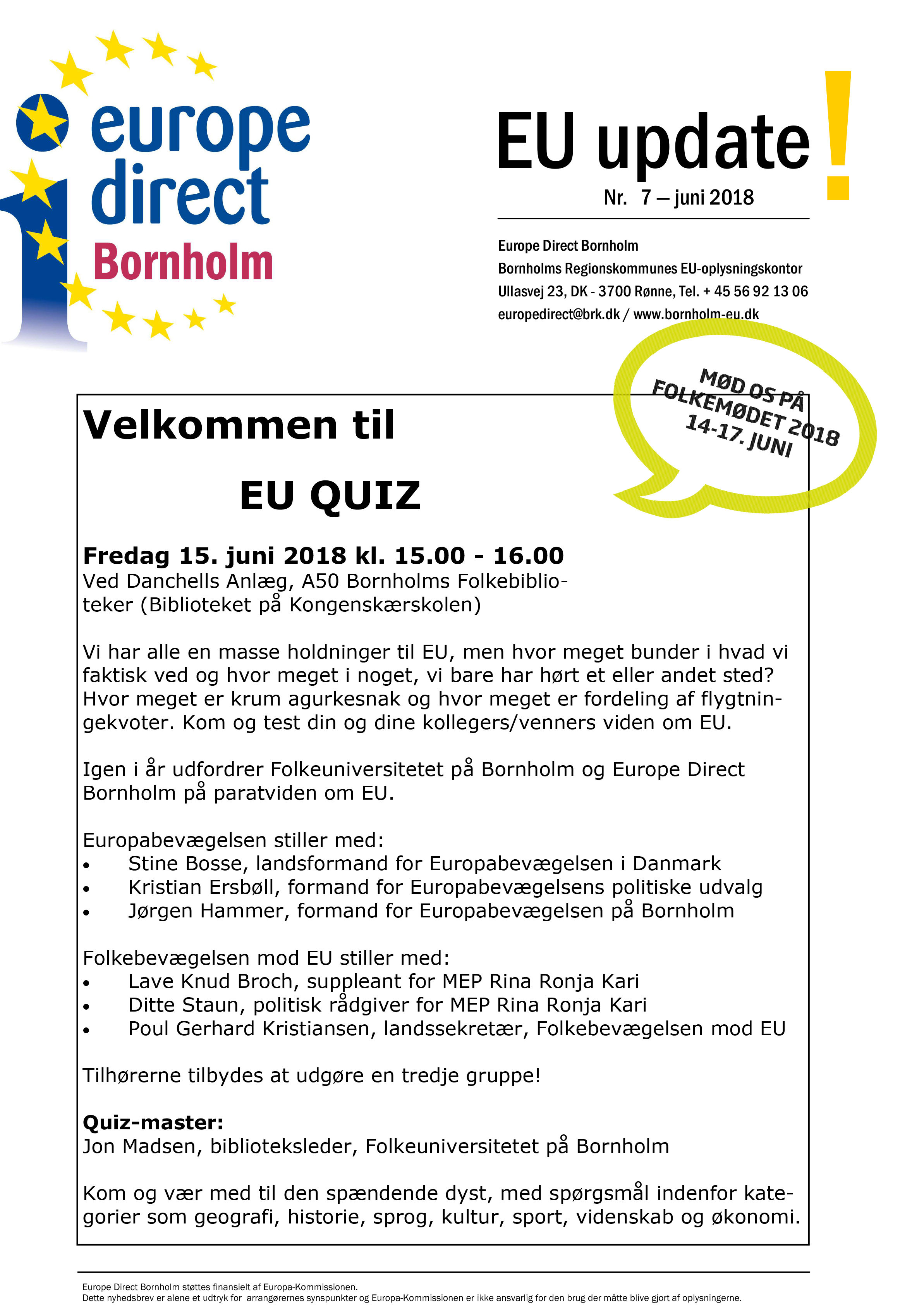 Europe-Direct Europe Direct Bornholm 2018